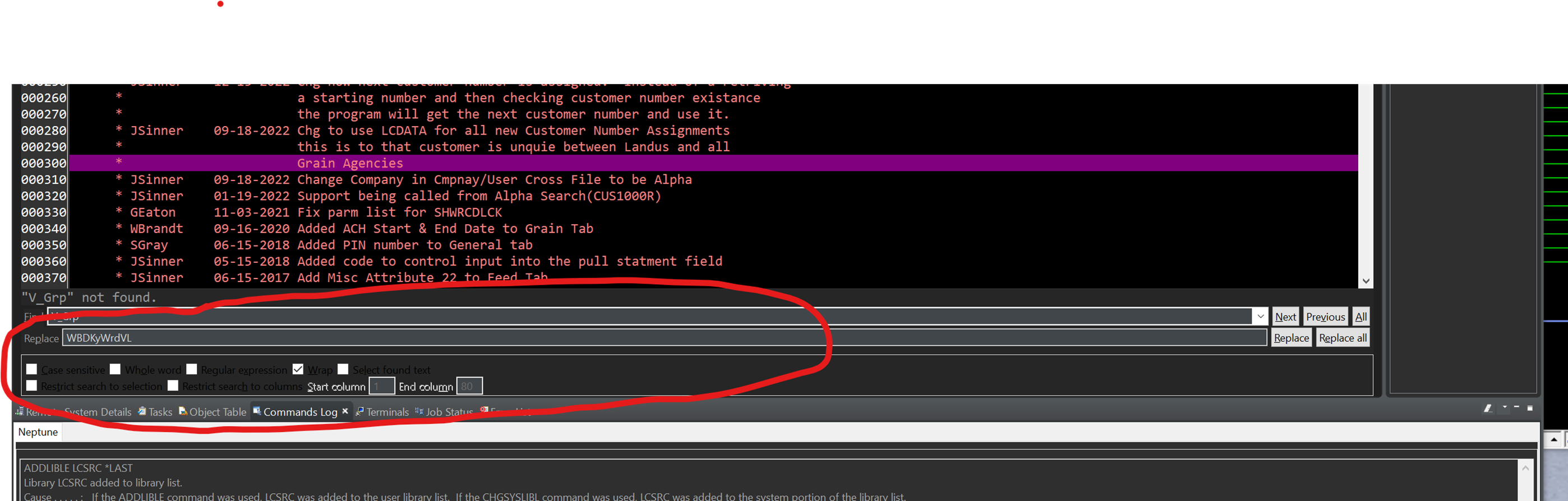 Readable Fonts in Search / Replace window using while using the Dark ...